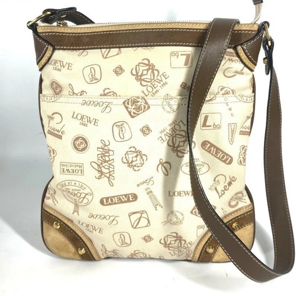 Loewe | Bags | Loewe Brown And Cream Womens Bag | Poshmark